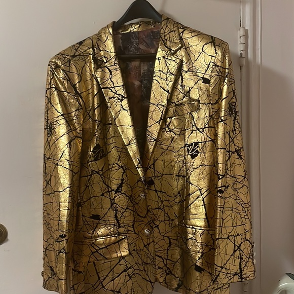 cloudstyle | Suits & Blazers | Brand New Gold Suit Jacket | Poshmark